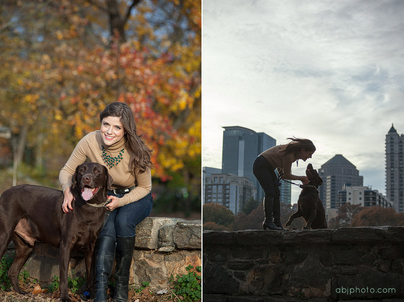 Dog Portraits Piedmont Park Atlanta | Alyssa + Winston - ABJ ...